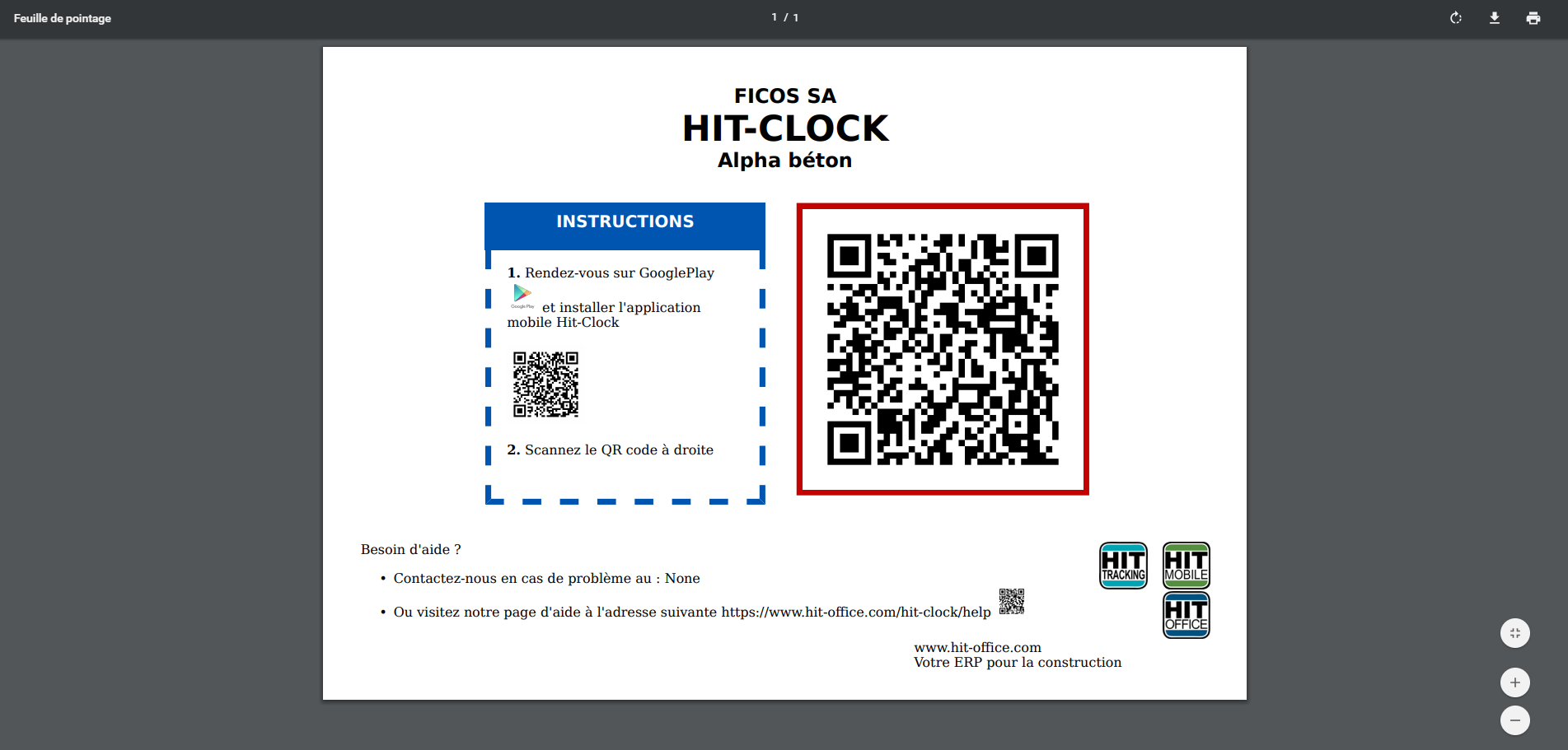 Hit-Clock : Comment générer un QR Code? - Hit Clock Hit-Clock : Comment générer un QR Code? - Hit Clock
